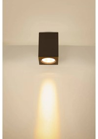 SLV 1003421 Enola Square M, venkovní stropní svítidlo, LED 10W 3000/4000K, antracit, rozměr 10x10cm, IP65