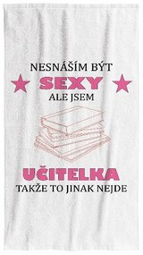 Osuška Sexy učitelka (Velikost osušky: 100x170cm)