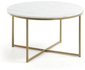 Konferenční stolek Kave Home Shefield, ø 80 cm
