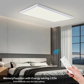 Brilagi-LED Stmívatelné koupelnové svítidlo FRAME SMART LED/96W/230V IP44 bíl+DO