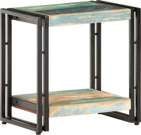 Odkládací stolek 40 x 30 x 40 cm masivní recyklované dřevo 320684