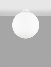 Bílé skleněné stropní svítidlo Nevoso – Nova Luce