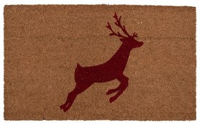 Kokosová rohožka s motivem jelena - 75*45*1 cm