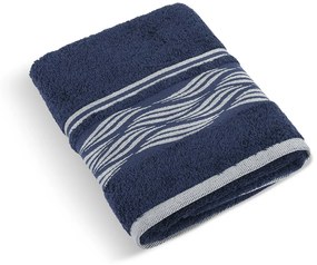 Froté ručník, osuška vlnka modrá - ,  Osuška