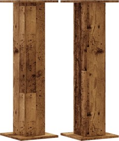 Stojany na rostliny 2 ks old wood 30x30x95 cm kompozitní dřevo 3307880