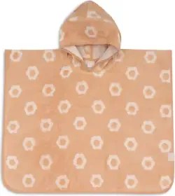 Jollein Osuška pončo Jacquard Flower / 62 × 65 cm / od 12 měsíců do 3