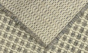 Oriental Weavers, Kusový koberec SISALO/DAWN 2822/W71I – na ven i na doma, 66x120, šedá, chodba / předsíň
