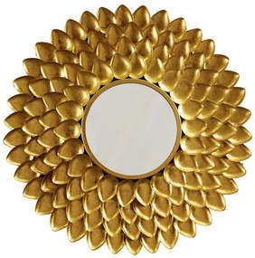 Designové nástěnné zrcadlo Lanesia 90 cm zlaté