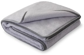Wooline Vlněná deka 140x200 cm šedá, alpaka