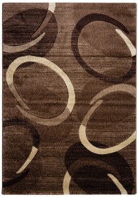 Spoltex, Kusový koberec Florida brown 9828, 80x150, hnědá, chodba / předsíň