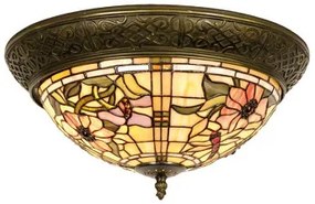 Stropní lampa Tiffany FLOWER FIELD Clayre &amp; Eef 5LL-5350