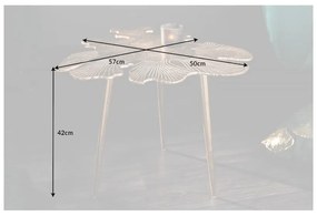 Massive home | Konferenční stolek LEAF 57 CM antik zlatý