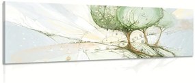 Obraz pohádkové pastelové stromy Varianta: 135x45