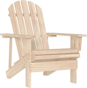 Zahradní židle Adirondack masivní jedlové dřevo 315872