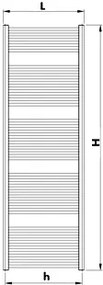 KORADO koupelnové těleso Koralux Linear Classic, KLC 1820.750