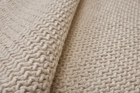 Diamond Carpets India, Ručně vázaný kusový koberec Sigma DE 9414 White Mix, 80x150, bílá, ložnice