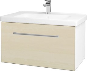Dřevojas Koupelnová skříň BIG INN SZZ 80 Varianta: N01 Bílá lesk / Úchytka T03 / N08 Cosmo