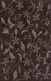 Cersanit Dekor Tanaka Brown Flower 25x40 - 154470