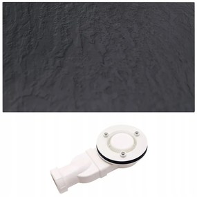 BPS-koupelny Obdélníková akrylátová sprchová vanička HYD-OSV-MIKO 110x80 černá