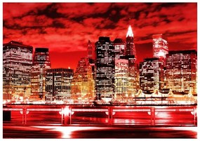 Obraz červeného města (100x70 cm), 40 dalších rozměrů