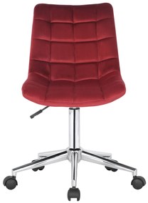 Kancelářská židle Medford - samet | červená