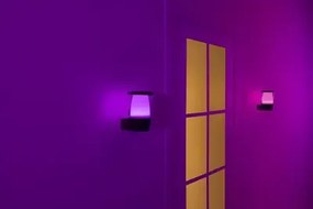WiZ Elpas černé / Venkovní nástěnné svítidlo / LED / Wi-Fi / RGB / IP4
