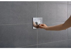 Hansgrohe DuoTurn E, baterie pod omítku pro 2 spotřebiče, chromová, HAN-75417000