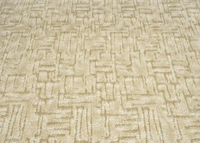 Koberce Breno Metrážový koberec DOBRO 35, šíře role 300 cm, Béžová