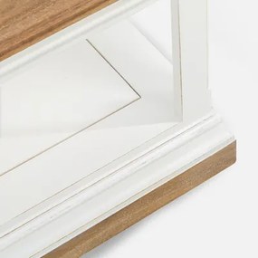 Rustikální konferenční stolek starý ořech ALVERA 120 cm
