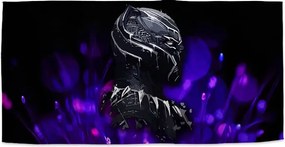 Sablio Ručník BLACK PANTHER Fialová luminescence - 30x50 cm