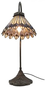 Stolní Tiffany lampa Anneke – 20x51 cm