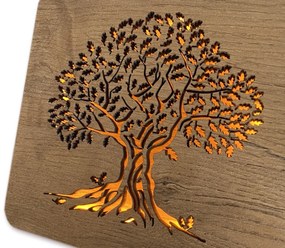 Li-Go "Dub" lampa 19x19cm provedení povrchu: bříza
