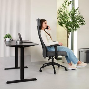 Ergonomické křeslo MOLFETA tmavě šedé
