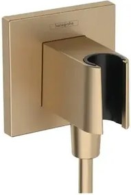Hansgrohe Fixfit - Sprchové kolínko s držákem kartáčovaný bronz