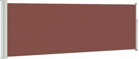vidaXL Zatahovací boční markýza/zástěna na terasu 100 x 314 cm [48375] Barva: Šedá
