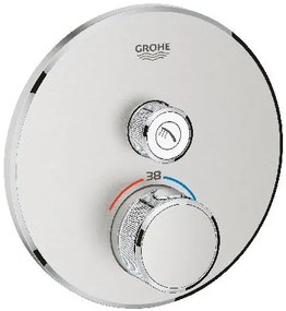 Grohe Grohtherm SmartControl - Termostatická sprchová baterie pod omítku s jedním ventilem, supersteel 29118DC0