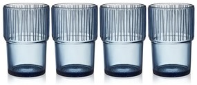 Bitz Sada 4 kávových sklenic Kusintha 38cl Blue