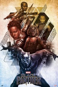 Plakát, Obraz - Marvel - Black Panther, (61 x 91.5 cm)