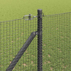 Svařované drátěné ploty s hroty 25 x 1,2 m Ocel potažená PVC 3352203
