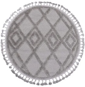 Koberec BERBER 6843 světle šedý kruh