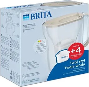 Brita Style Essential písková / Filtrační konvice / 2,4 l / MAXTRA / 4