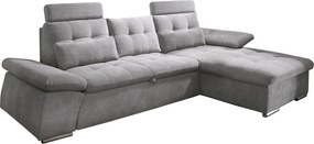 XXXLutz ROHOVÁ SEDAČKA, textil, kompozitní dřevo, šedá MID.YOU - Sedací soupravy - 002220026405