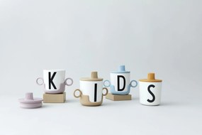 DESIGN LETTERS Dětský hrnek Ecozen Letters 200 ml P, bílá barva, plast