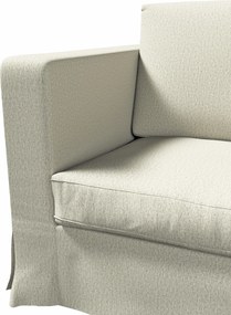 Potah na pohovku IKEA  Karlanda 3-místná nerozkládací, dlouhý barva béžová látka pletený vzor