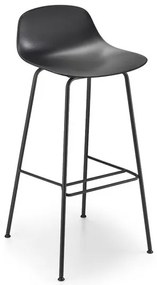 Barová židle Pure Loop Mini Barva sedáku a opěradla z recyklovaného plastu: Black IS001
