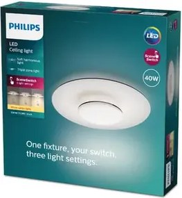 Philips Garnet CL580 40W 50cm černá / stropní svítidlo / LED / 4200lm