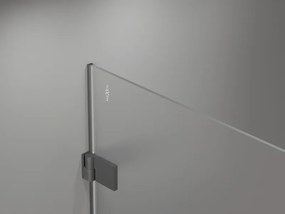 Mexen Lunar-B sprchové dveře otevíratelné levé 140 cm, transparentní, gun metal - 832S-140-050-95-00-L