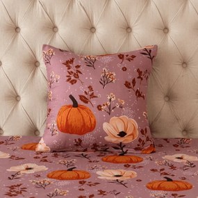Povlak na polštář z mikrovlákna PUMPKINS ROSAVIE 45x45 cm, starorůžový