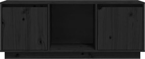 vidaXL TV skříňka 110,5 x 35 x 44 cm masivní borové dřevo [814343] Barva: Bílá