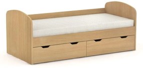 Dětská postel REA Golem se 2 šuplíky – buk